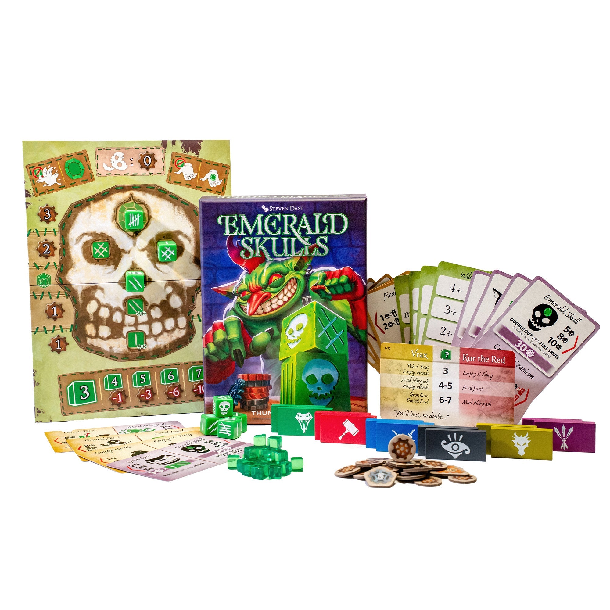 Emerald Skulls Board Game – Glorious Games & Goods